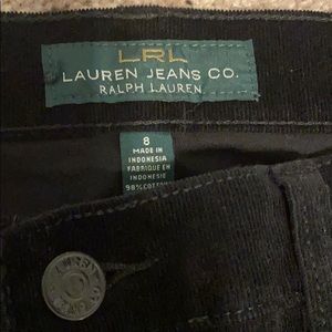 Lauren Ralph Lauren | Pants & Jumpsuits | Lauren Ralph Lauren 8 Black Corduroy Pants | Poshmark